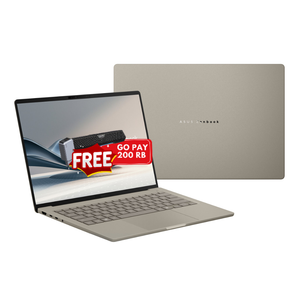 Jual ASUS ZENBOOK A14 OLED SNAPDRAGON X ELITE X1E78100 32GB 512GB W11 ...