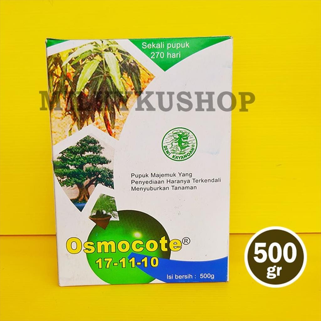 Jual PUPUK OSMOCOTE 17 11 10 500 GRAM KEMASAN PABRIK DEKASTAR DAUN ...