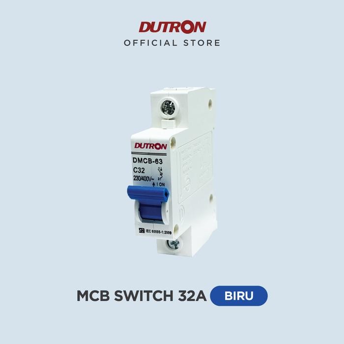 Jual MCB Listrik 32 Ampere Dutron DMCB 63 Circuit Breaker SNI 1 Phase ...