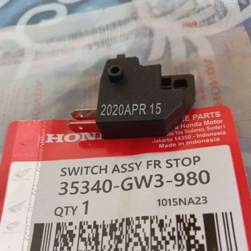 Jual Saklar Rem Depan Honda Universal - Switch Rem Beat, Vario, Supra X ...
