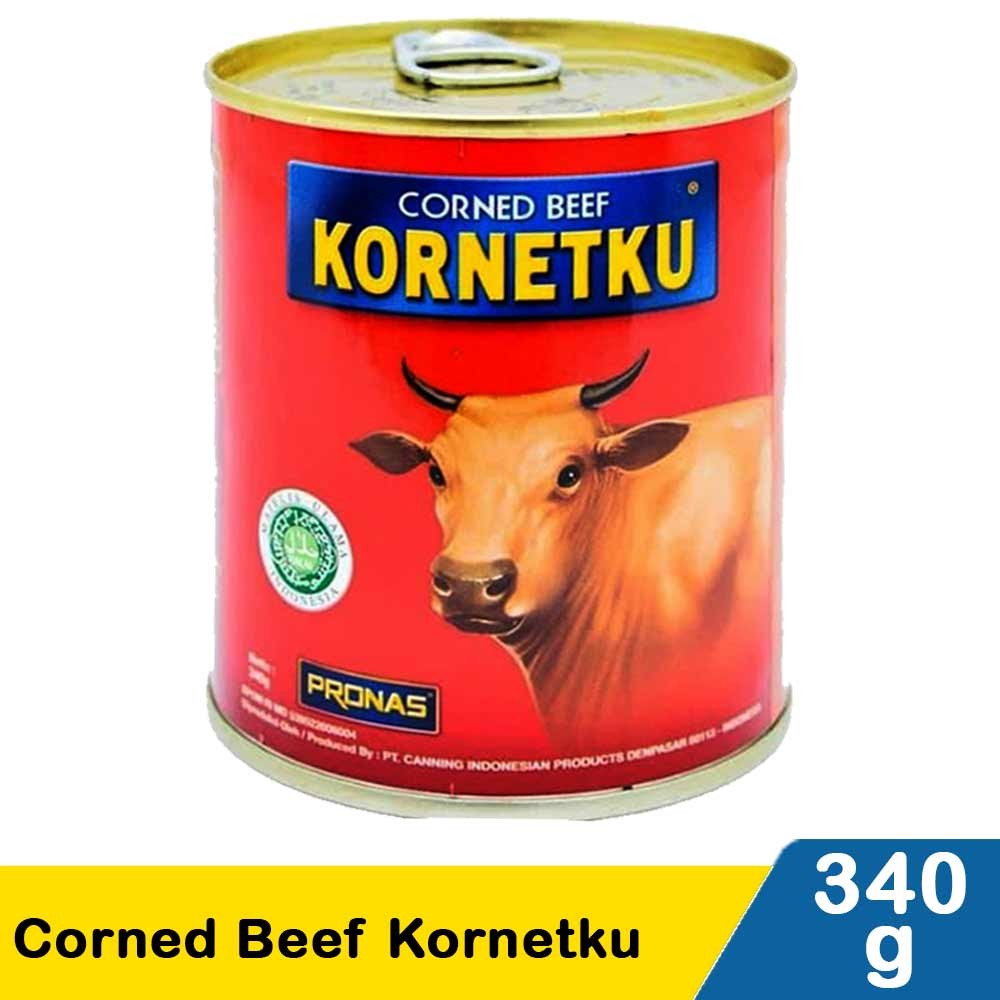 Jual PRONAS CORNED BEEF KORNETKU 340g | Shopee Indonesia