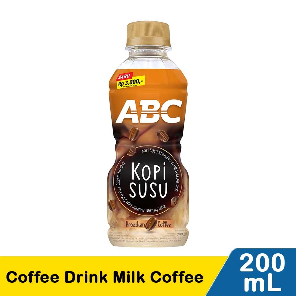 Jual ABC COFFEE DRINK MILK COFFEE 200mL | Shopee Indonesia