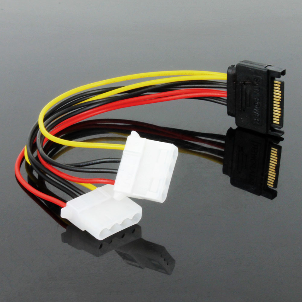 Jual OULLX SATA Male to IDE Dual 4Pin Model Female Power Supply ...