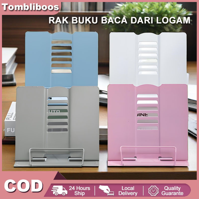 Jual Penyangga Buku Berdiri Bracket Book Stand Teks Reading Holder ...