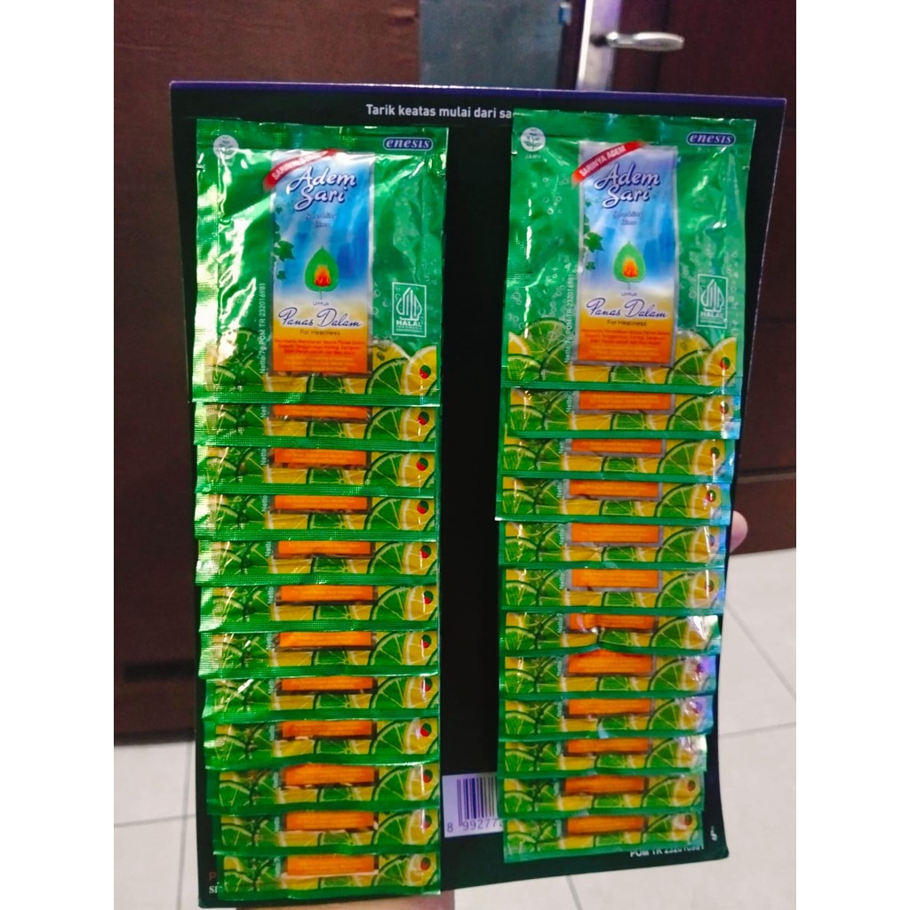 Jual Adem Sari sachet minuman penyejuk isi 24 | Shopee Indonesia