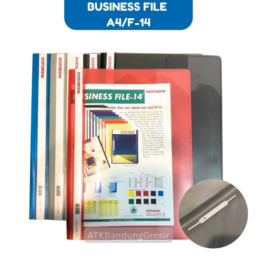 Jual Business File Map Plastik Databank F-15A Ukuran FC Folio - SATUAN ...