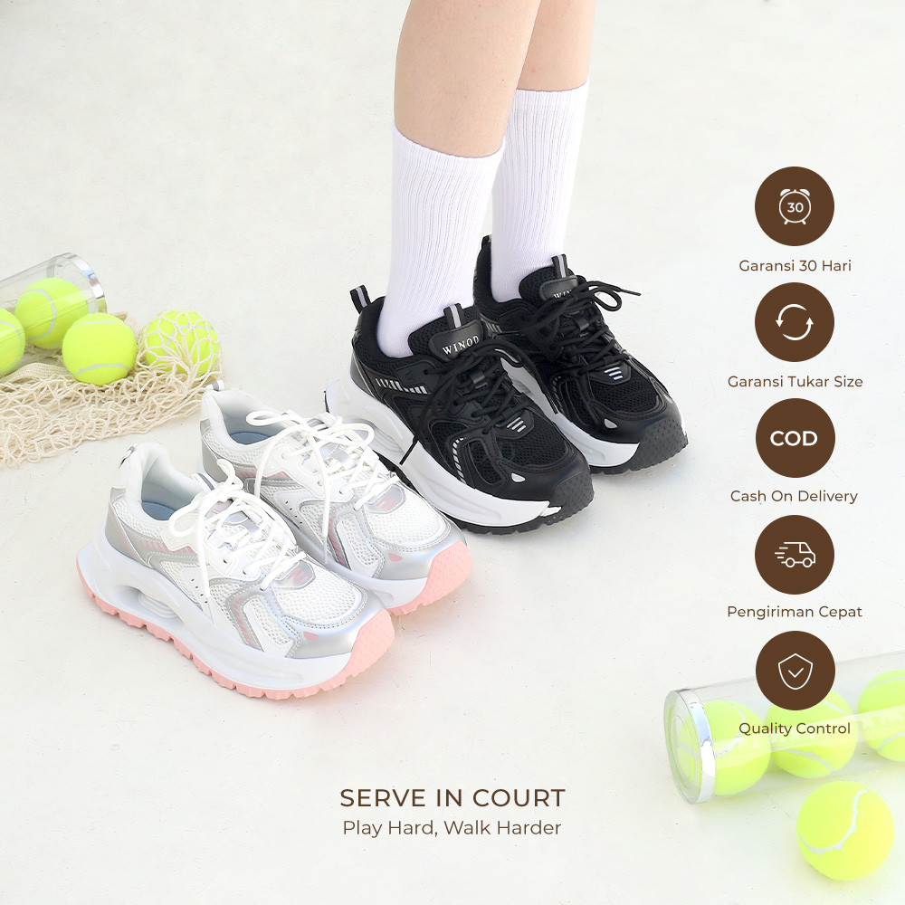 Jual WINOD Runa Sneakers - Sepatu Sneakers Wanita - Sepatu Kasual ...
