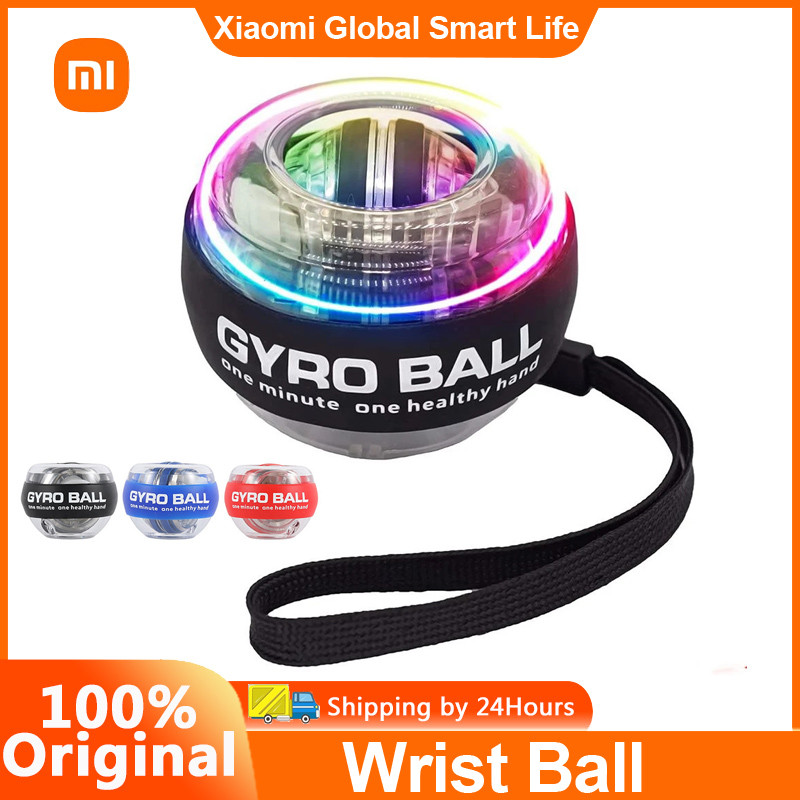 Jual Xiaomi LED Powerball Gyroscopic Power Wrist Ball Self-starting ...