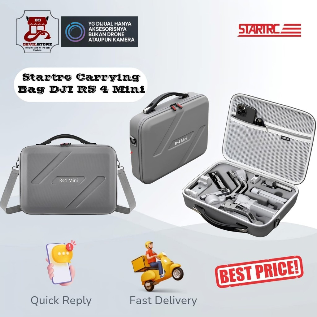 Jual STARTRC Carrying Bag Case for DJI RS 4 Mini Combo Tas RS 4 Mini ...