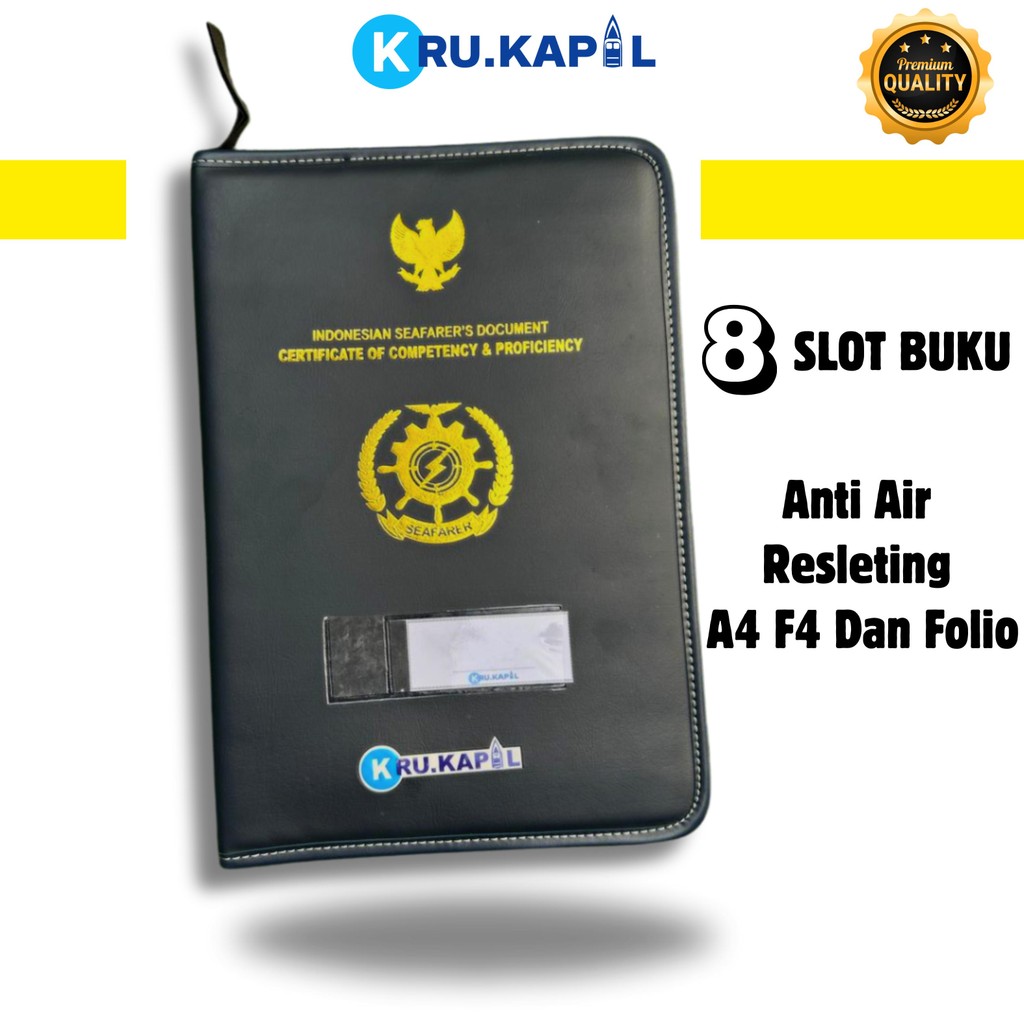 Jual Map Dokumen Pelaut Resleting Seri 6 Tebal,PREMIUM, Dokumen Keeper ...