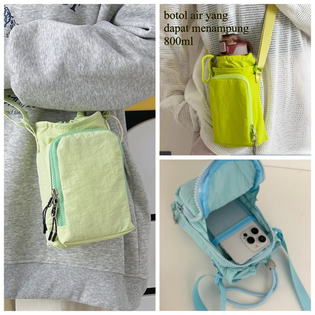 Jual Tas Botol Minum 800ml Tumbler Sling Bag Waterproof Tas Botol Air ...
