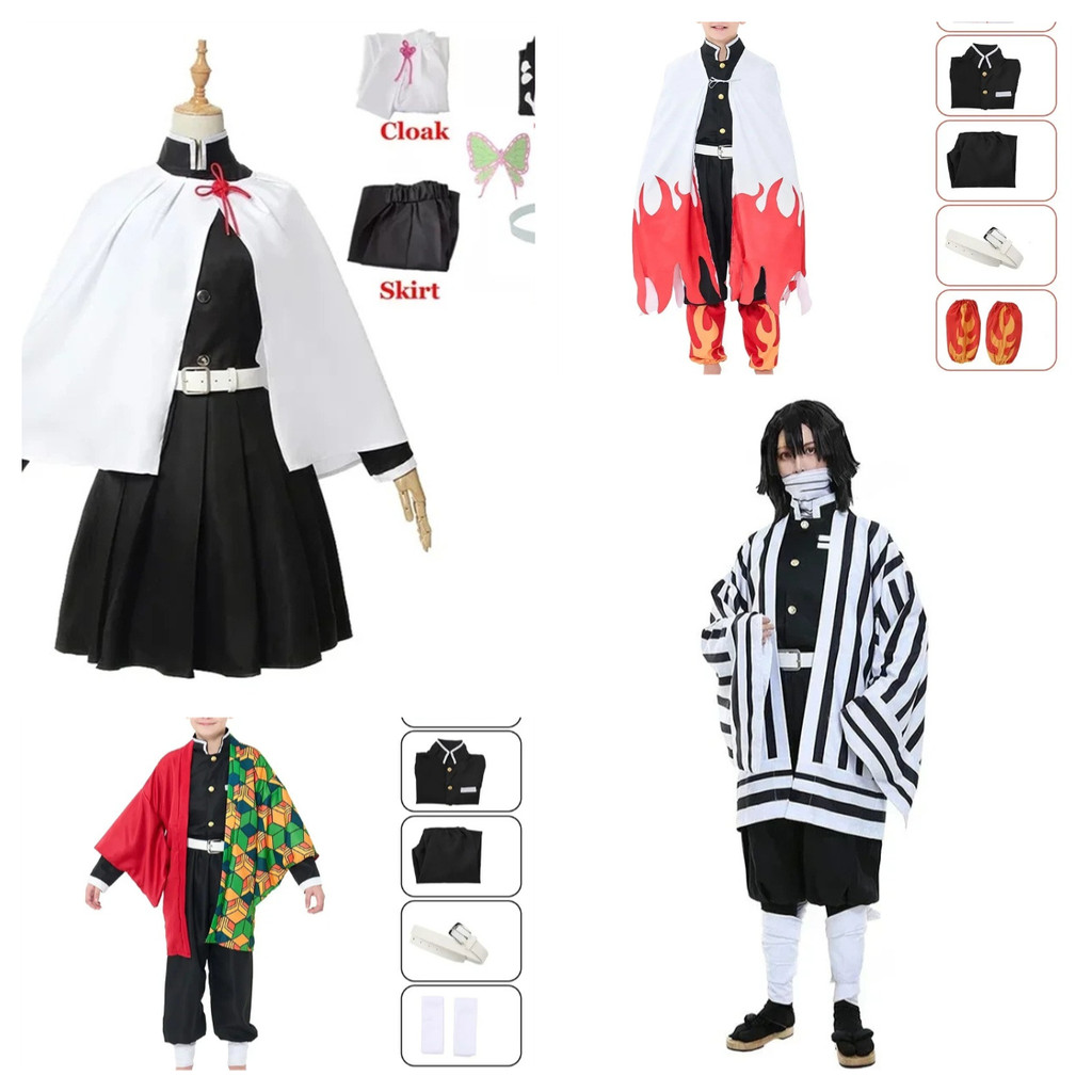 Jual Anime Train Mugen Demon Slayer Rengoku Kyojuro Cosplay Costumes ...