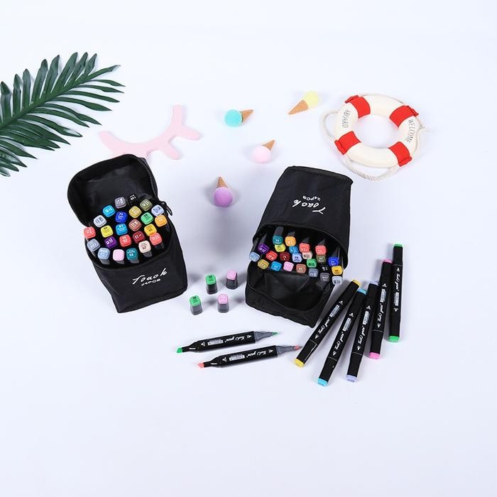 Jual TouchFive 24/36/48/60/80 Warna Sketsa Spidol Umum General Marker ...
