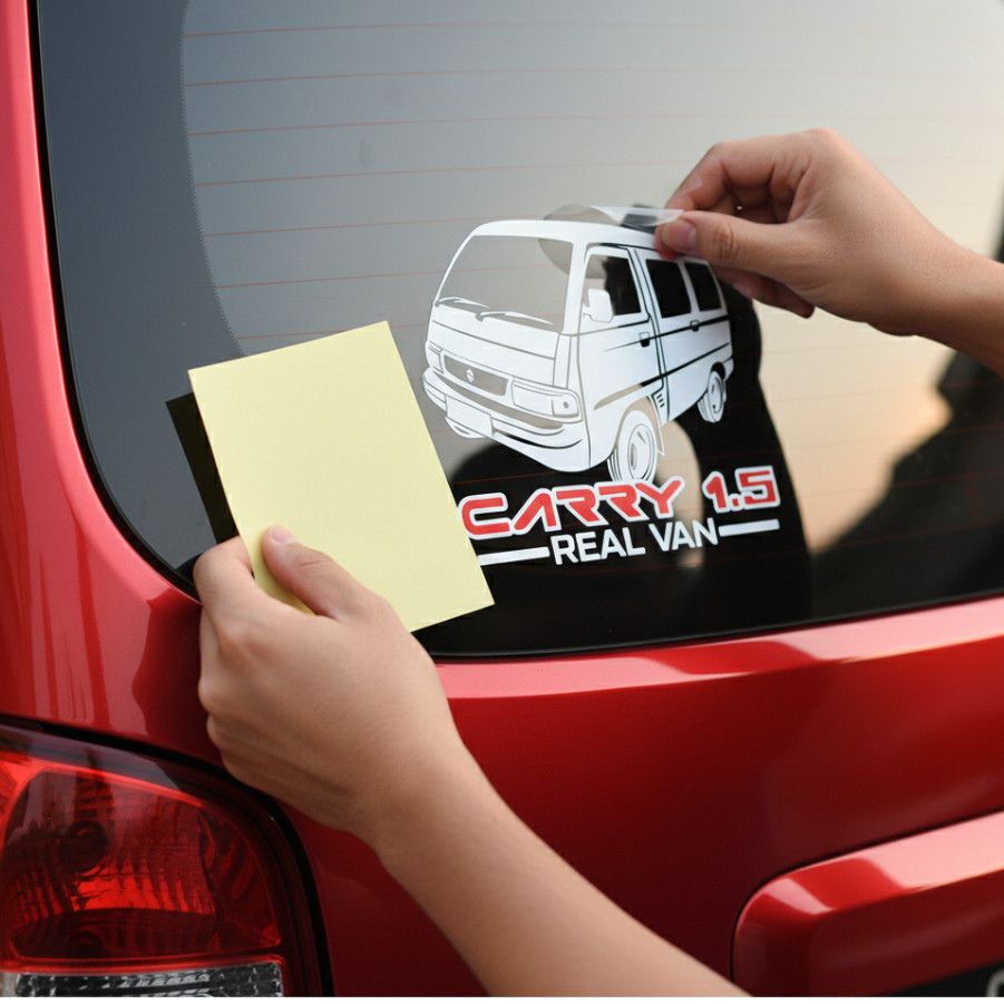 Jual Stiker Mobil Carry 1.5 Real Van – Desain Premium Vinyl Tahan Cuaca ...