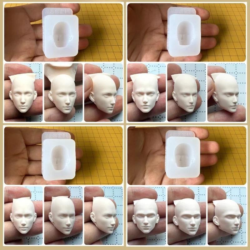 Jual 3.1cm/4.2cm Routine Proportional Super Handsome Man Face Silicone ...