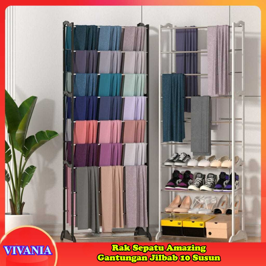 Jual VIVANIA - E4 Rak Hijab | Rak Kerudung | Rak Sepatu Rak Amazing ...