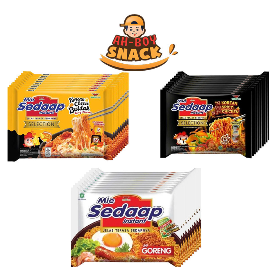 Jual 10 PCS - SEDAAP MIE GORENG BULDAK, GORENG BIASA, GORENG KOREA ...