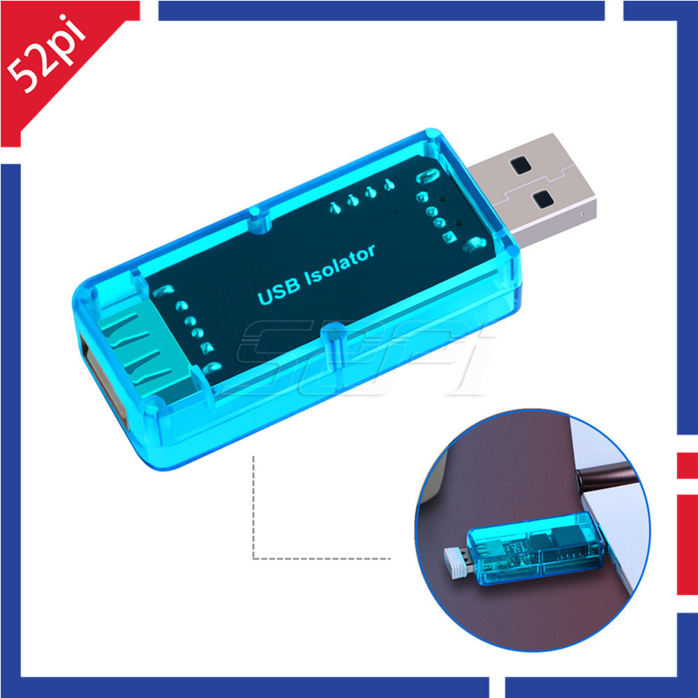 Jual 52Pi New USB Isolator Module USB Digital Isolator Isolation USB to ...