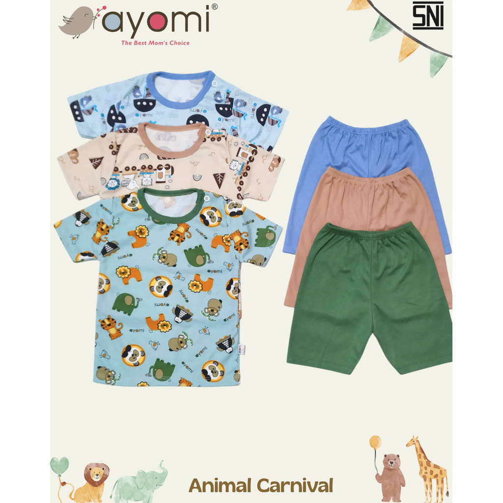 Jual AYOMI SETELAN OBLONG PENDEK BERMOTIF LUCU DAN UNIK | Shopee Indonesia