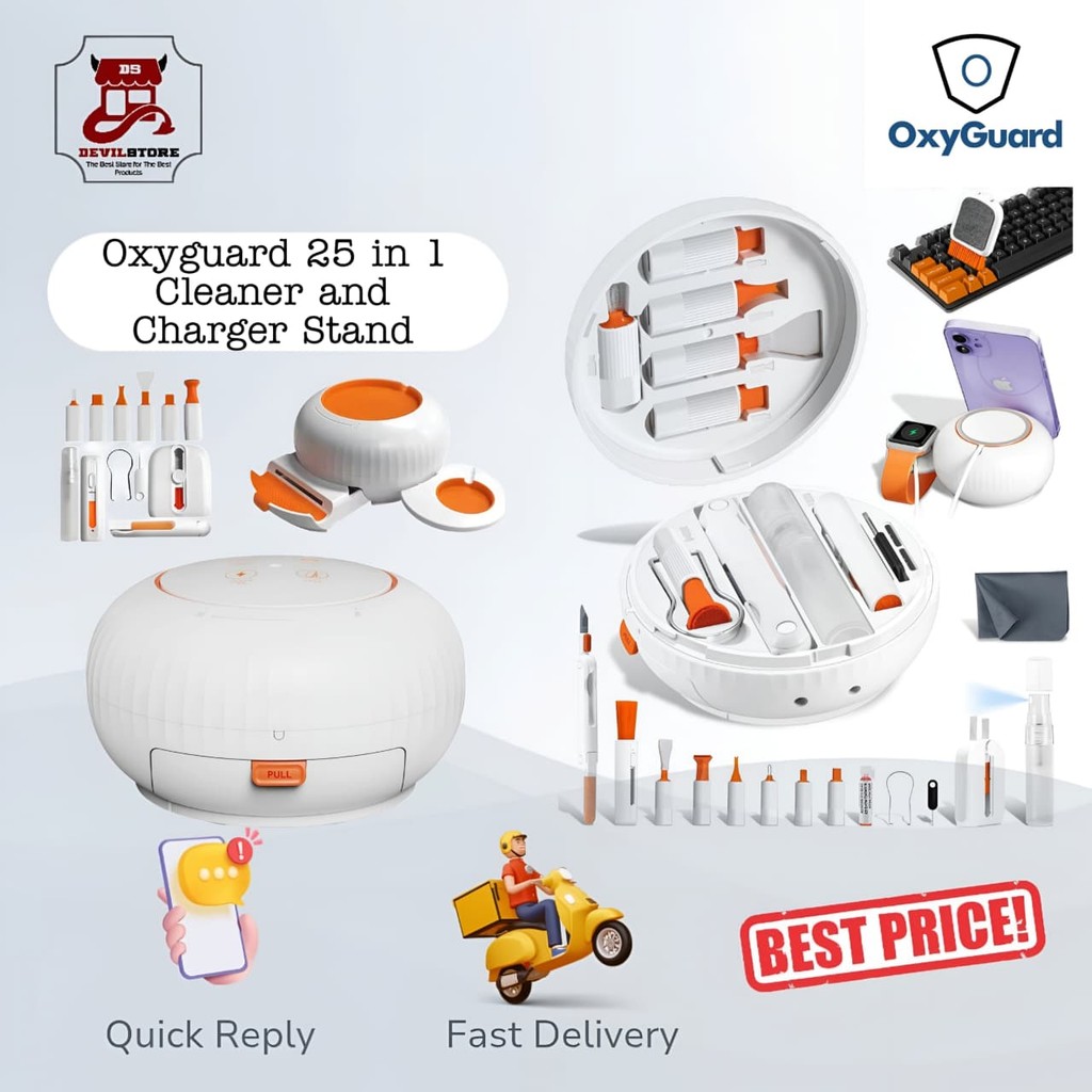 Jual Oxyguard 25 in 1 Cleaning Kit Cleaner Pembersih Laptop Airpods ...