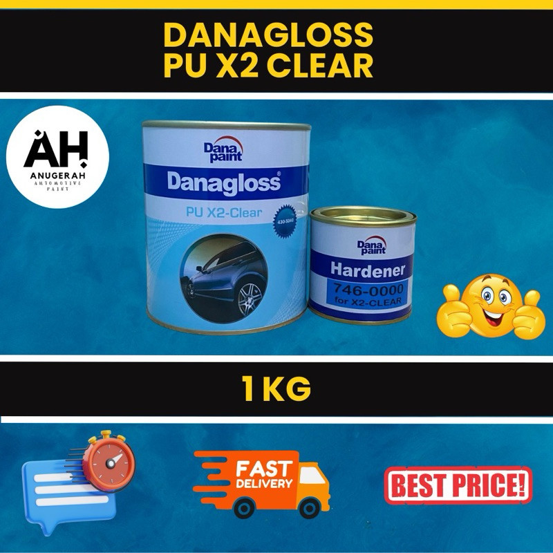 Jual Mobil Part store Danagloss PU X2 Clear + Hardener (1 Liter / Set ...