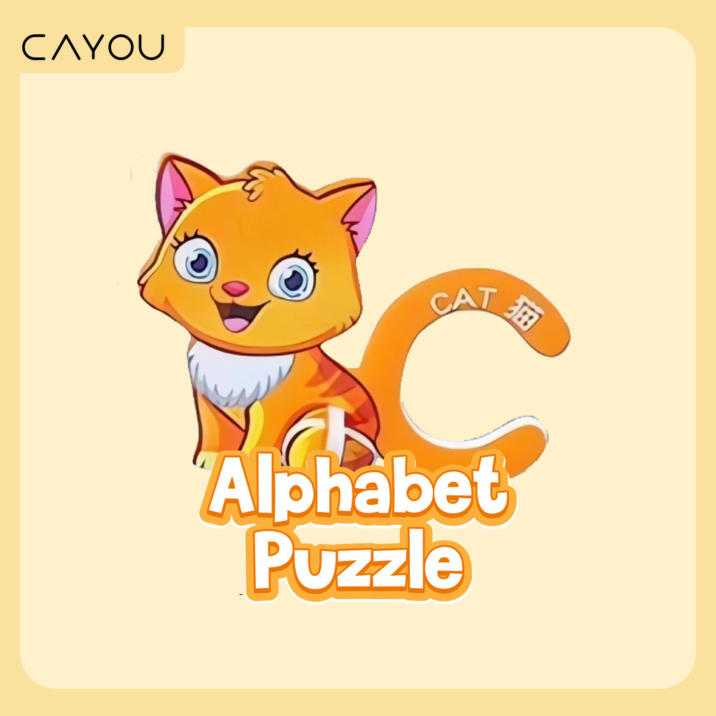 Jual Puzzle 3D DIY Huruf Hewan Edukasi Anak – Mainan Kreatif Belajar ...