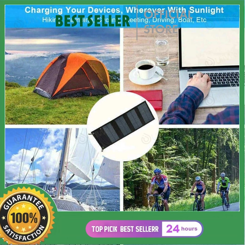 Jual Solar Panel Portable Lipat Charger HP Power Pack Sistem Baterai ...
