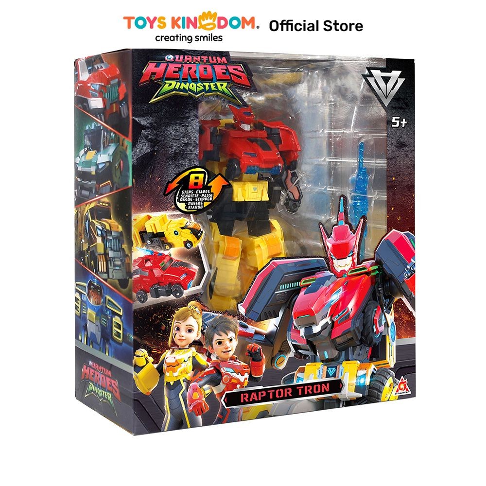 Jual Toys Kingdom Alpha Group Quantum Heroes Dinoster Robot Simple ...