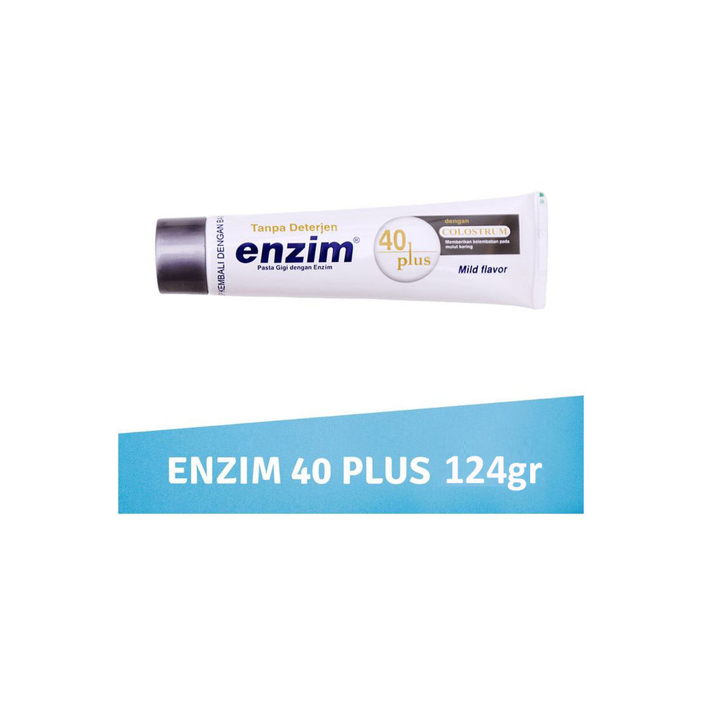 Jual ENZIM PASTA GIGI 40 PLUS 124g | Shopee Indonesia