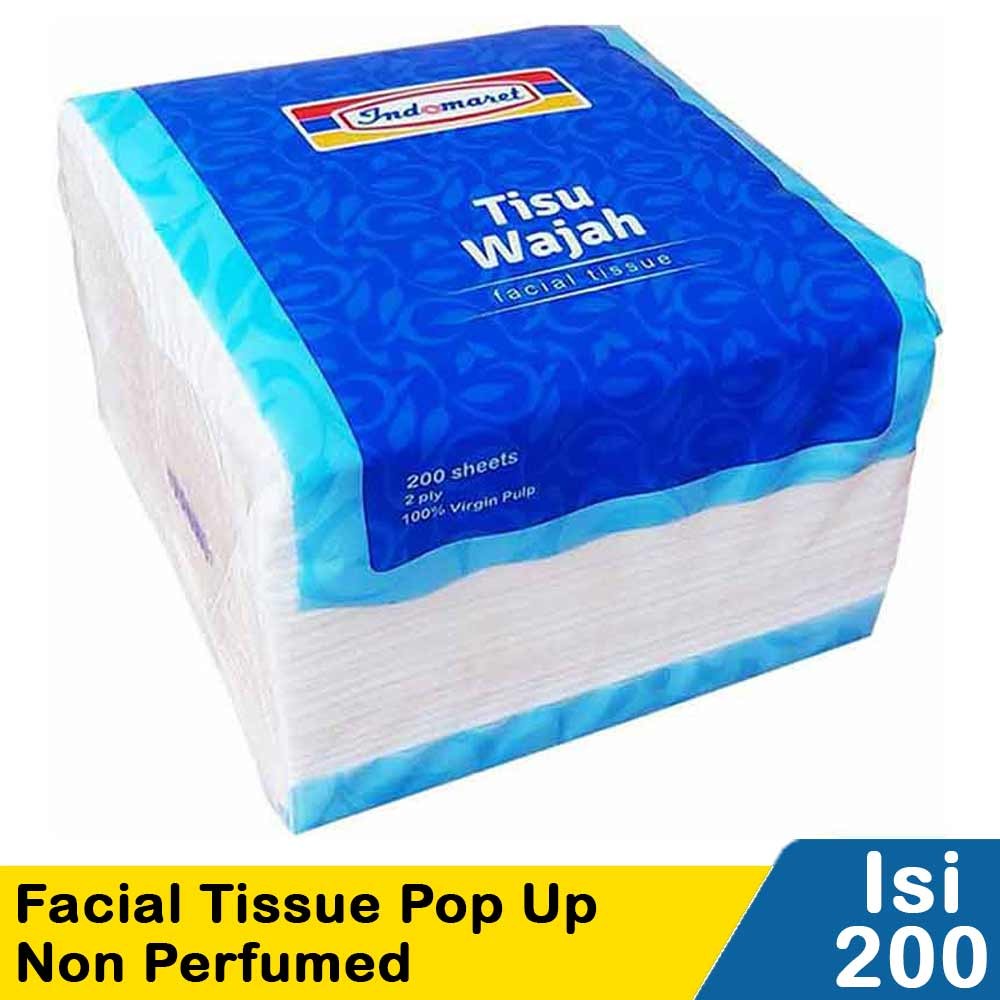 Jual INDOMARET FACIAL TISSUE POP UP 200'S NON PERFUMED | Shopee Indonesia