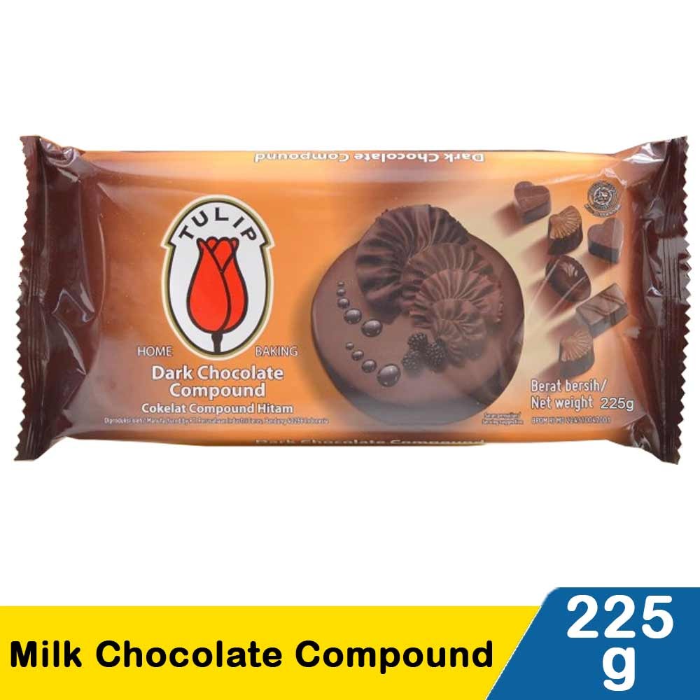 Jual TULIP MILK CHOCOLATE COMPOUND 250/225g | Shopee Indonesia