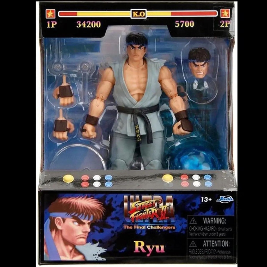 Jual New Original Jada Toys Ultra Street Fighter II M.Bison Dhalsim RYU ...