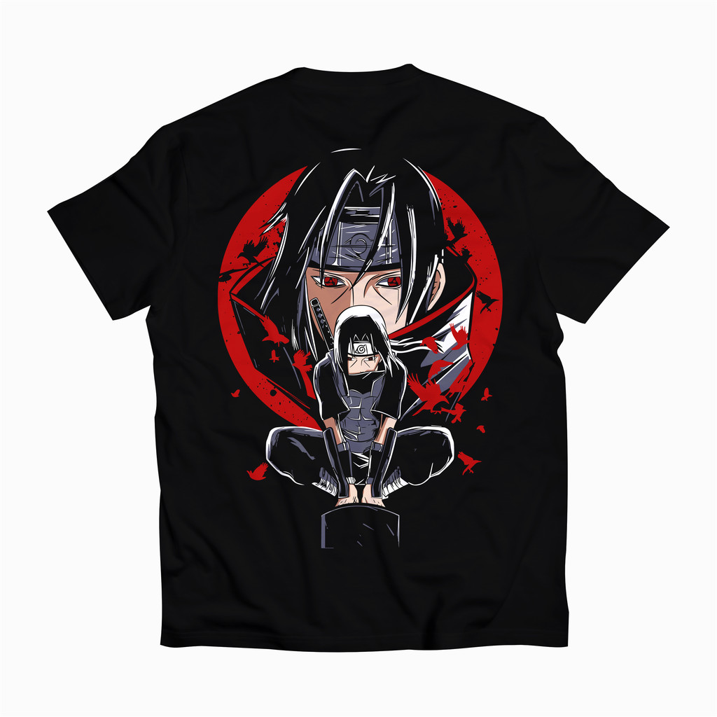 Jual Kaos Uchiha Itachi Akatsuki 0078 Baju Anime 24s Jepang T-Shirt ...