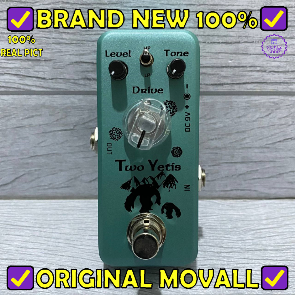 Jual Efek Gitar Movall Two Yetis Overdrive OCD Tone Effect pedalMurah ...