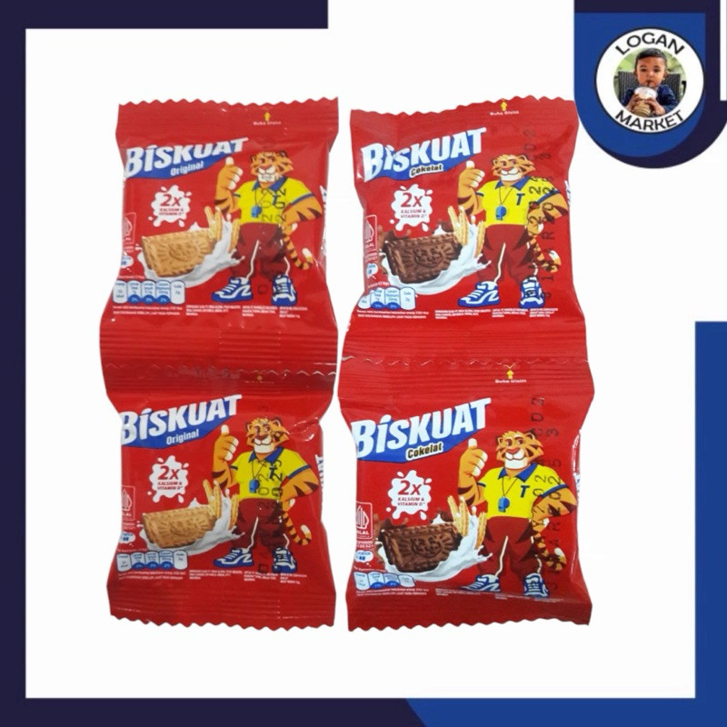 Jual [mini pack] Biskuat Biskuit Coklat 7 gram | isi 20 bks | Shopee ...