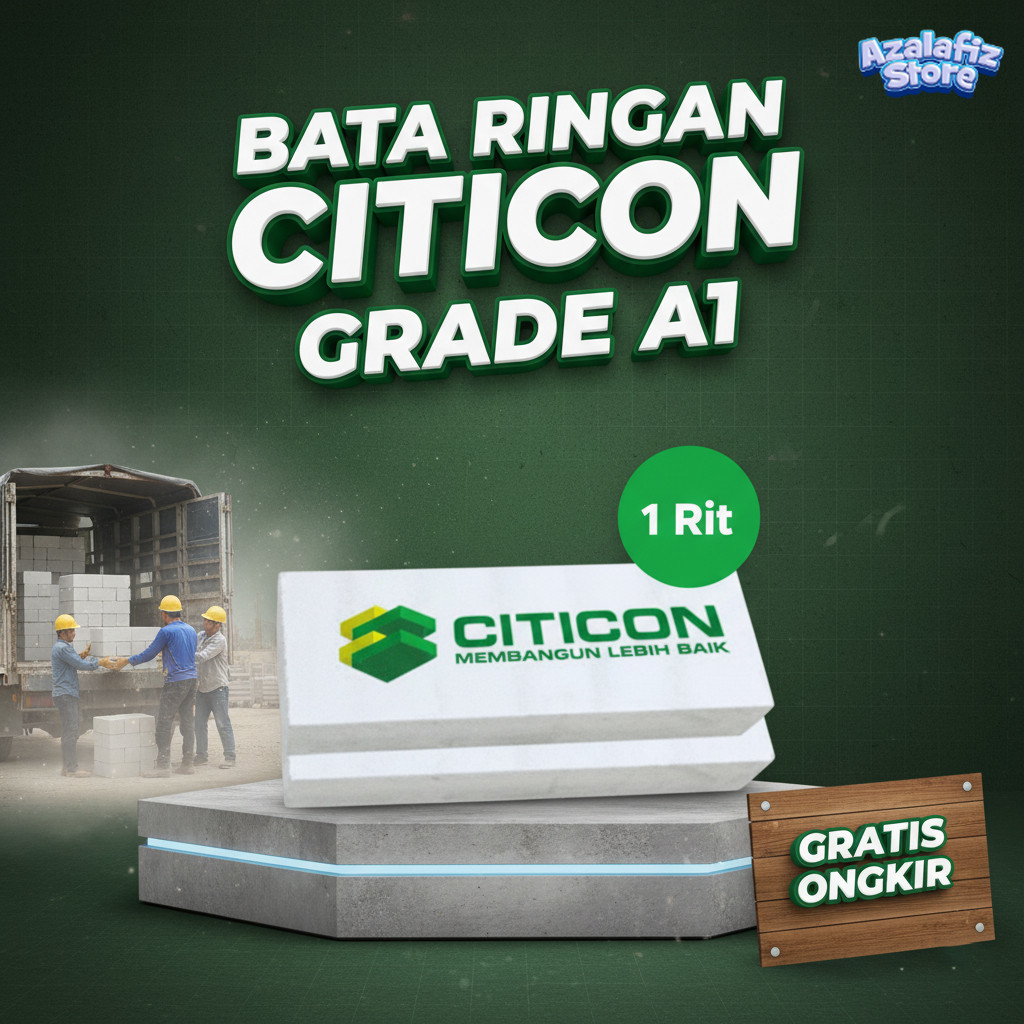 Jual Bata ringan citicon - Hebel Citicon Bonus perekat 3 zak ...