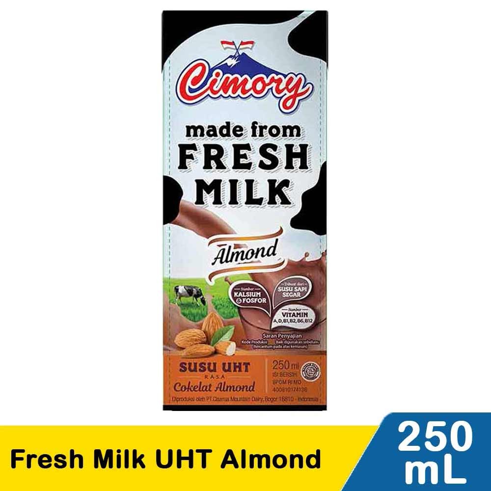 Jual CIMORY FRESH MILK UHT ALMOND 250mL | Shopee Indonesia
