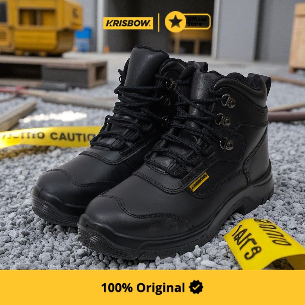 Jual Krisbow Ukuran 41 Orion Sepatu Pengaman 6 inci - Hitam Safety ...