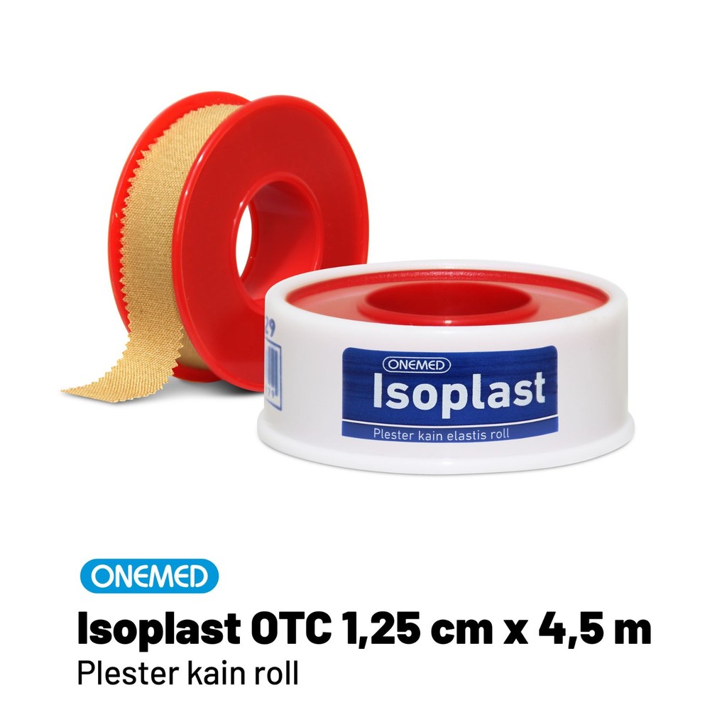 Jual Isoplast OTC Plester Kain Roll 1,25cm x 4,5m Pcs– Mirip Hansaplast / Leukoplast / Plester ...