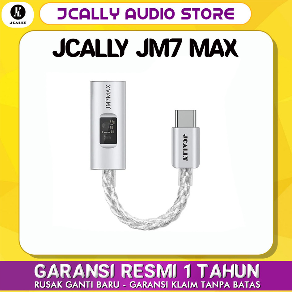 Jual JCALLY JM7 MAX CX31993 + SGM8262 OPAMP Chip DAC Type C to 3.5mm ...