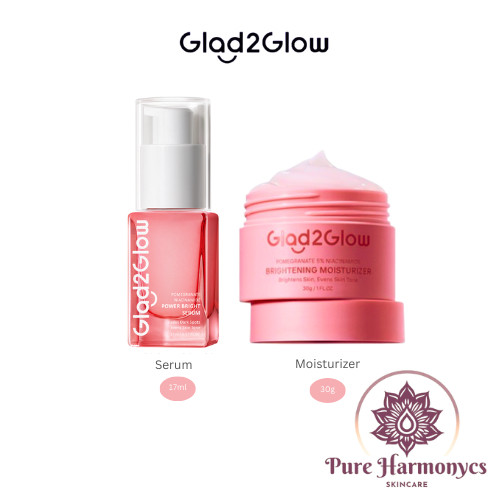 Jual Glad2Glow Pomegranate Niacinamide Power Bright White Serum Wajah ...