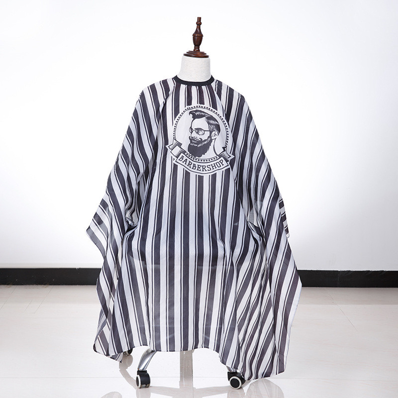 Jual Barber Cape Kain Kip Jumbo - Motif Barber Pole, Penutup Gunting ...