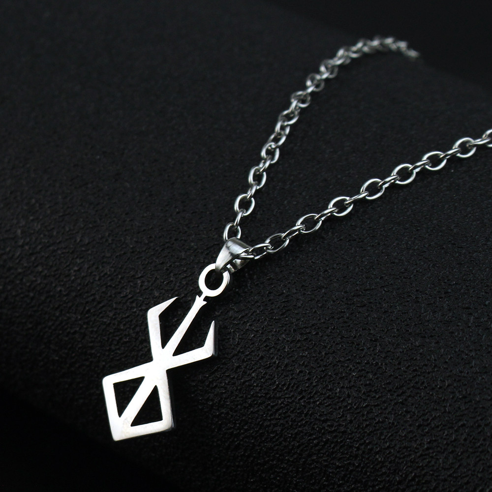 Jual Anime Berserk Symbol Logo Necklace Guts Sword Logo Pendants ...