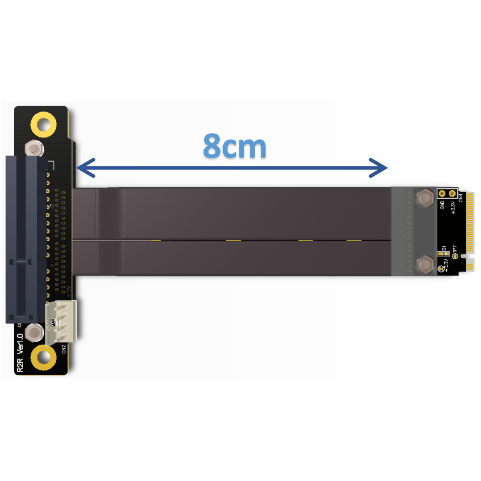 Jual ADT-Link M.2 NVMe to PCIe 3.0 x4 Riser Cable For PCIe x4 SSD RAID ...