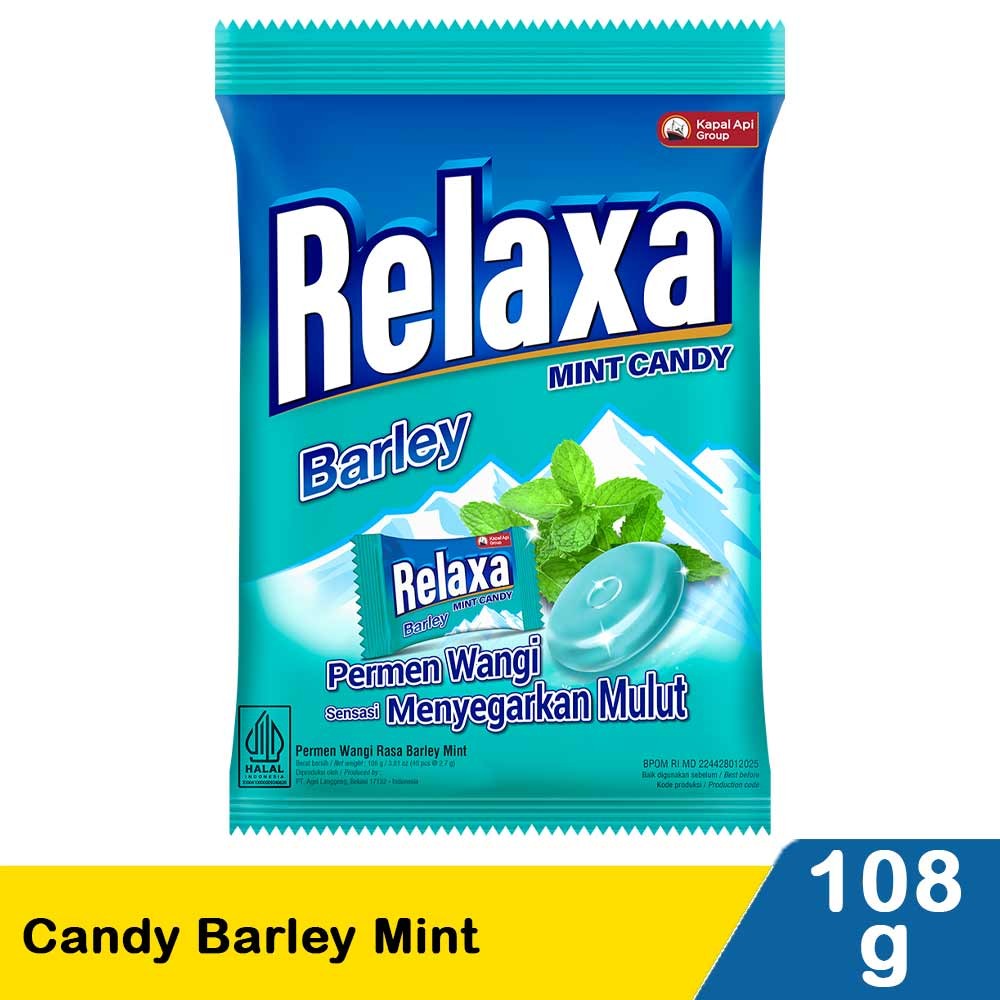 Jual RELAXA CANDY BARLEY MINT 125/108g | Shopee Indonesia