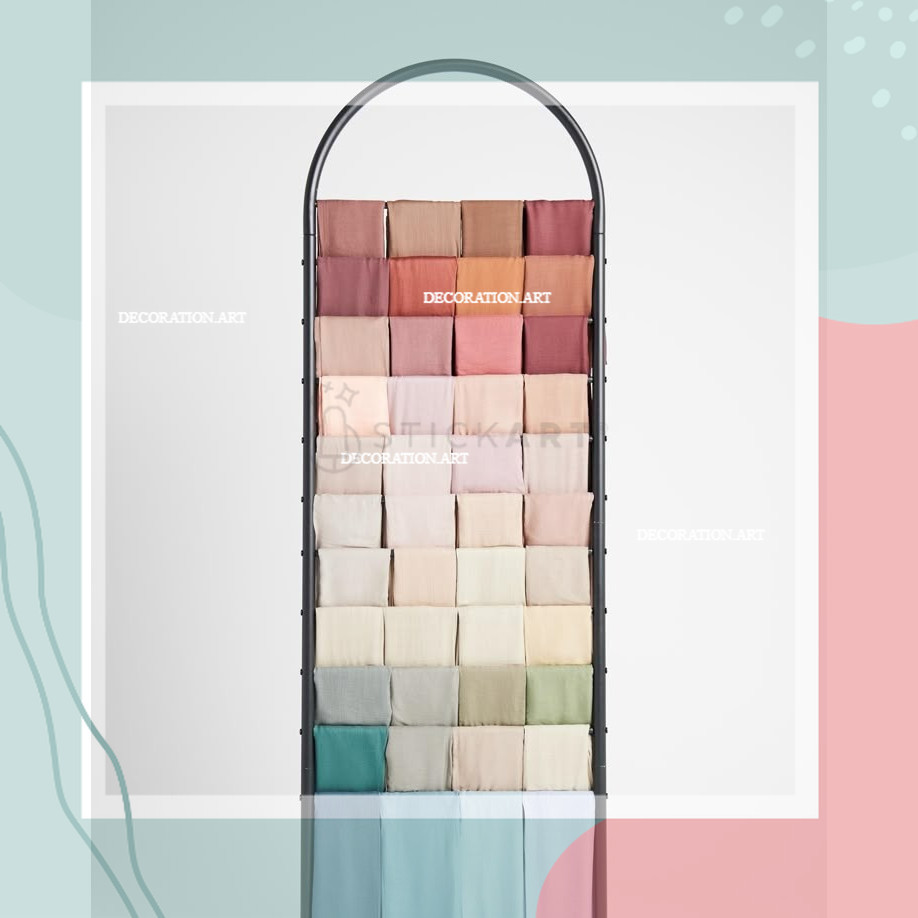 Jual RAK HIJAB DAN BAJU PREMIUM GANTUNG BAJU DISPLAY 2 LAYER | Shopee ...