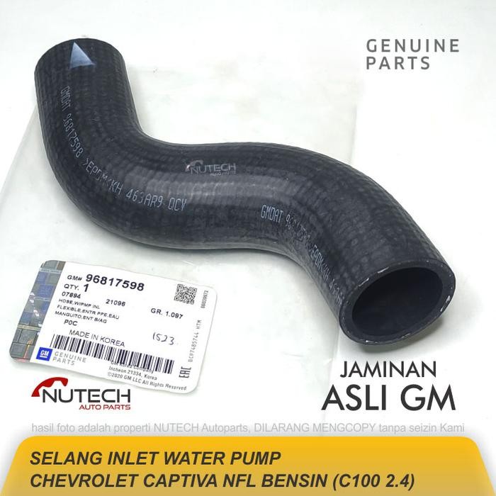 Jual SELANG INLET WATERPUMP WATER PUMP CAPTIVA NFL BENSIN C100 ORI GM ...