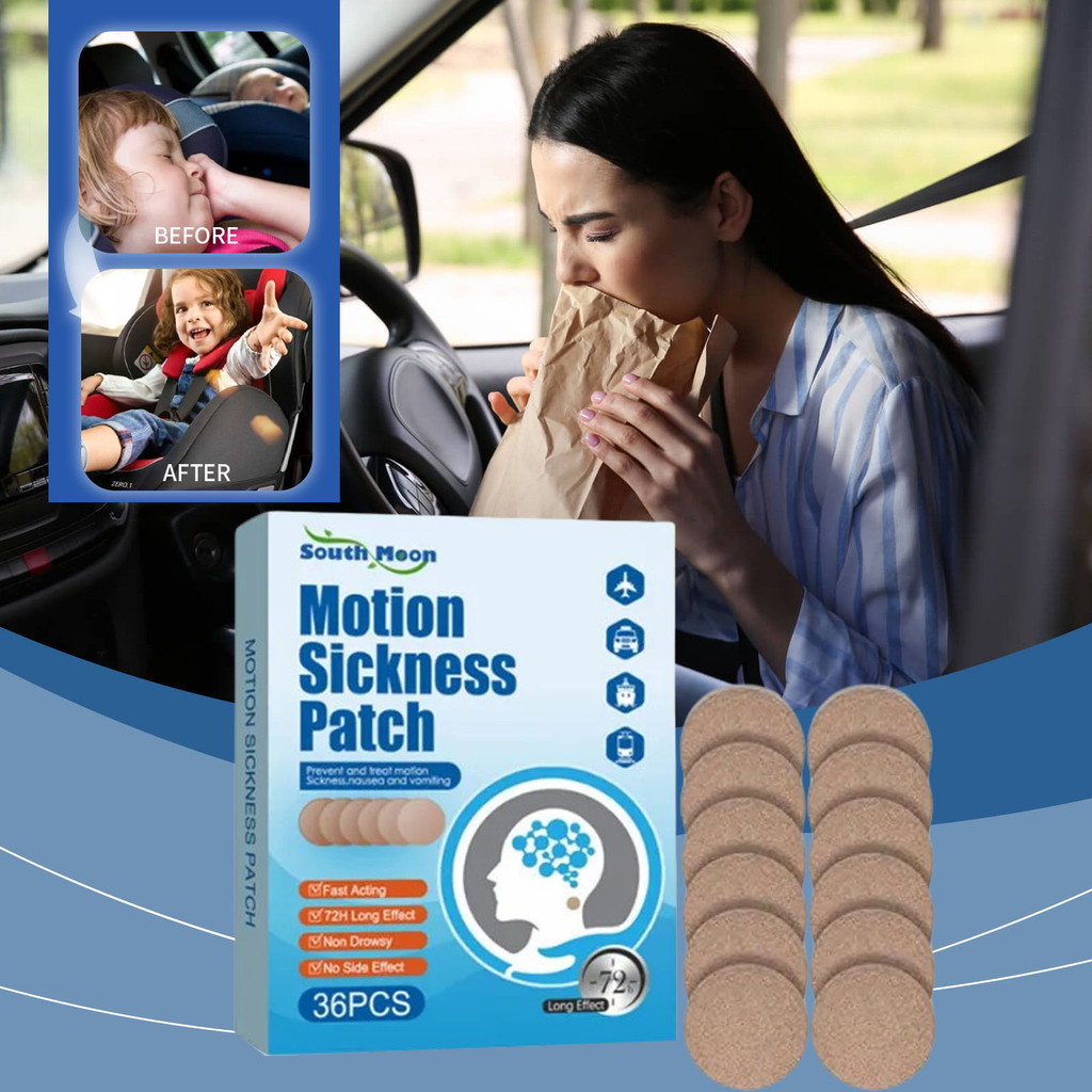 Jual South Moon 36PCS Motion Sickness Patch perjalanan Anti Motion ...