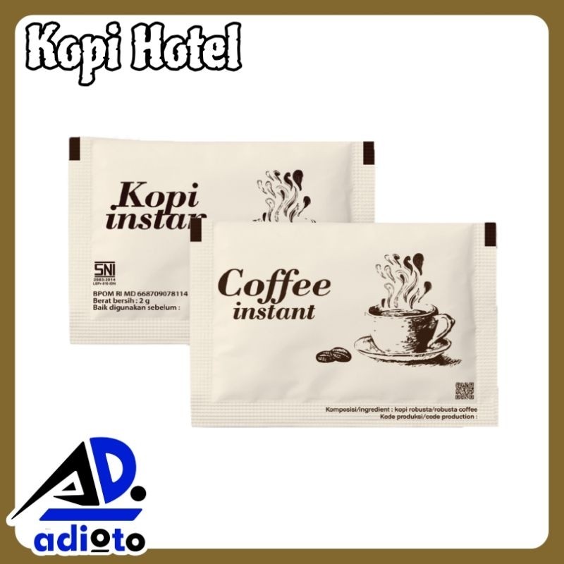 Jual 1kg Kopi Instan Sachet / Kopi Hotel / Kopi Kemasan / Coffee ...