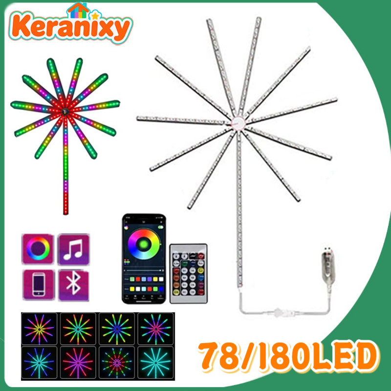 Jual Keranixy 78/180LED Lampu Led Strip Model Kembang Api Lampu Strip ...